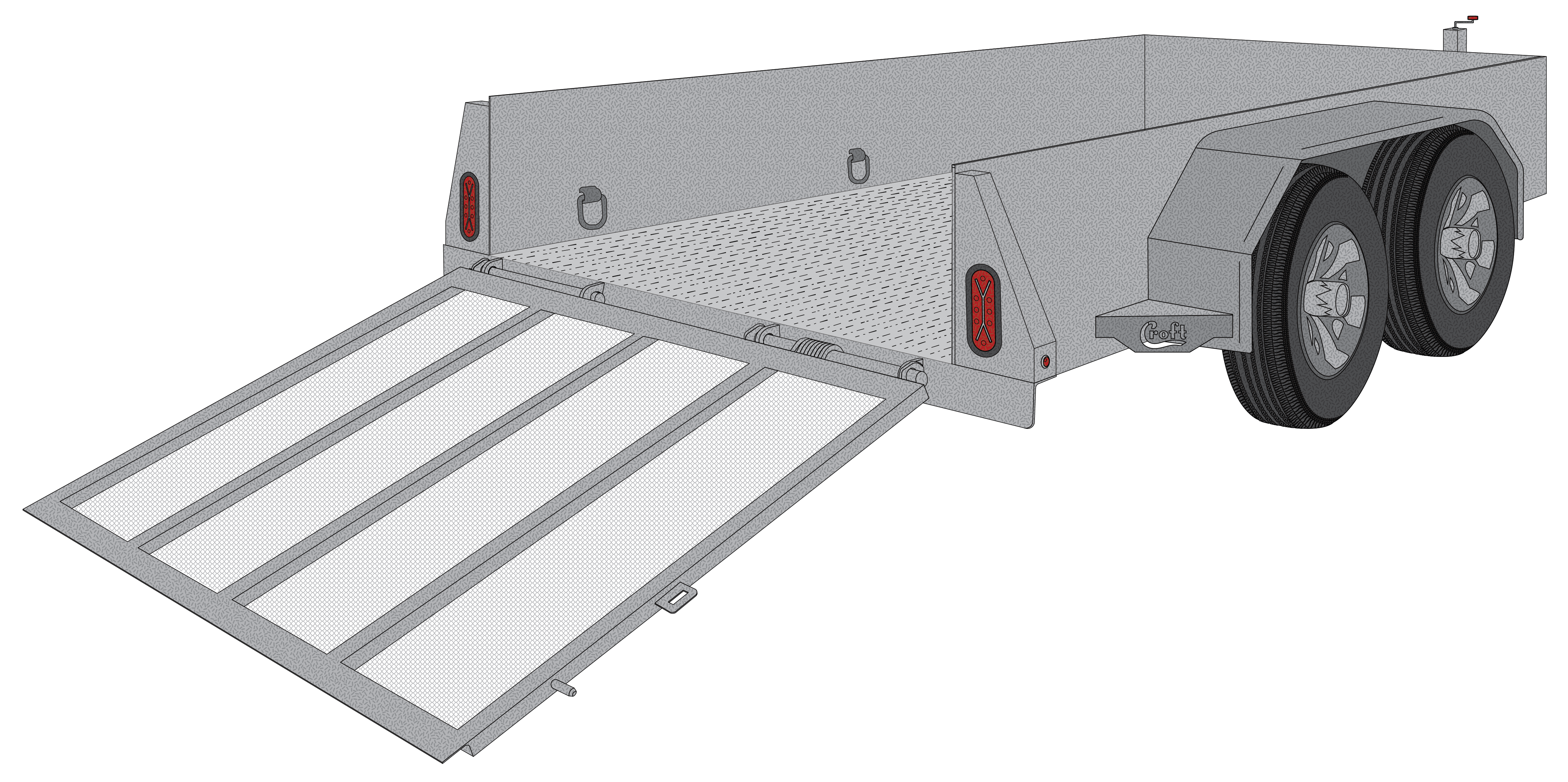 Croft Low Profile Utility Trailer