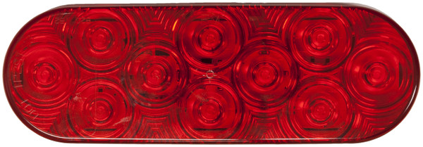LED820SR-10 --- Red LED LumenX® Oval Strobe Light