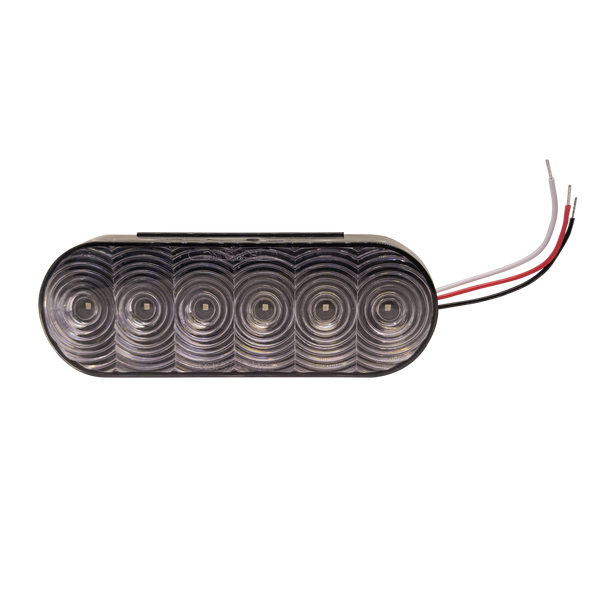 LEDT66RC6 --- Oval Sealed LED Turn Light - 6 Diodes
