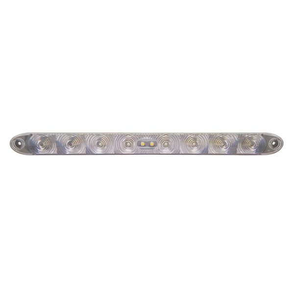 LEDT15RC10 --- Clear LED Turn/Tail/Reverse Light Bar - 10 Diodes