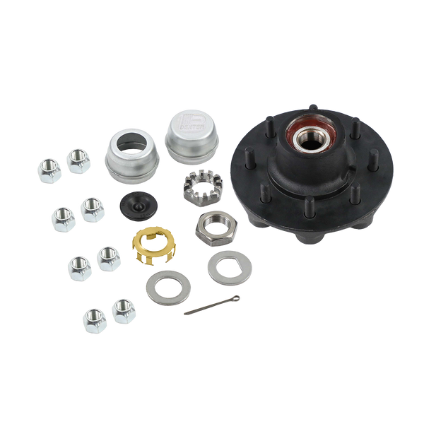 86542-K --- Pre-Greased 8 on 6-1/2" Hub Only - 7,000 lb