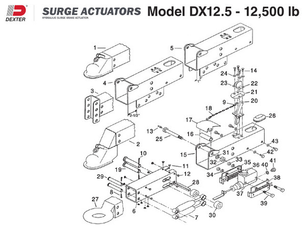 DX12.5 - Titan Parts Breakdown by Dexter Marine
