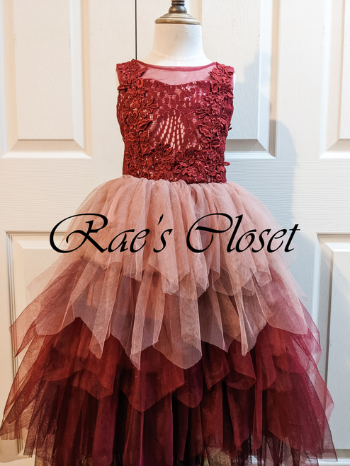Kaili Dress in Wine - Rae's Closet