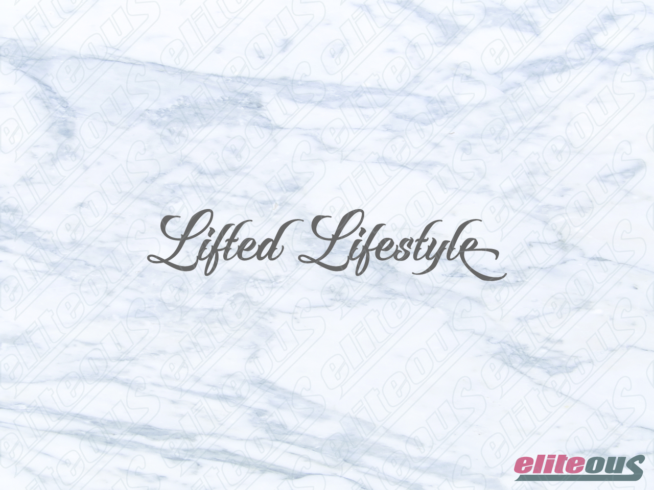 Fancy Lifted Lifestyle - Decal - ELITEOUS