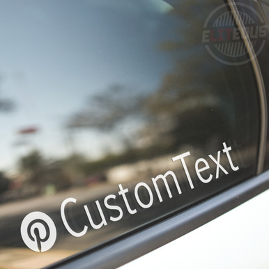 ELITEOUS | Pinterest Social Media Vinyl Decal