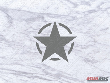 Army Star - Decal - ELITEOUS