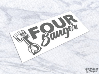 Four Banger Piston Rod (Solid) - Decal - ELITEOUS
