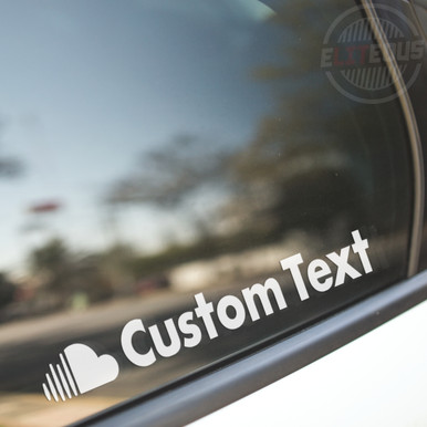 ELITEOUS | SoundCloud Vinyl Decal