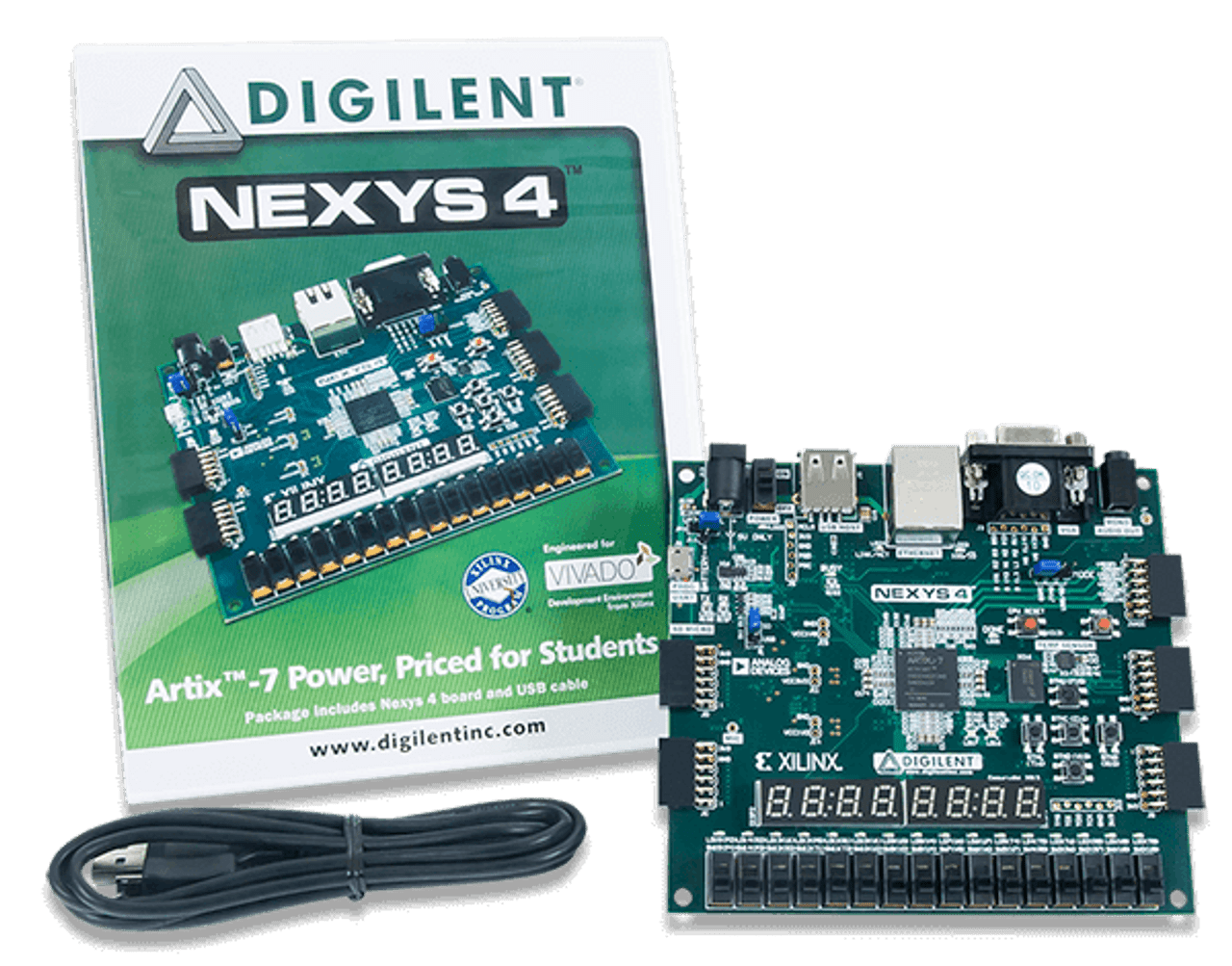 Nexys 4 Artix-7 FPGA Trainer Board - Digilent