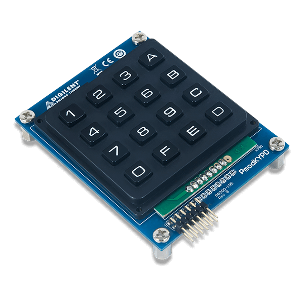 Pmod KYPD: 16-button Keypad - Digilent