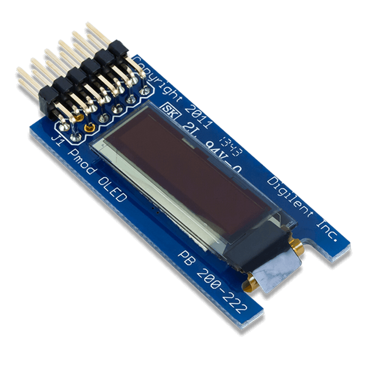 Pmod Oledrgb 96 X 64 Rgb Oled Display With 16 Bit Color Resolution