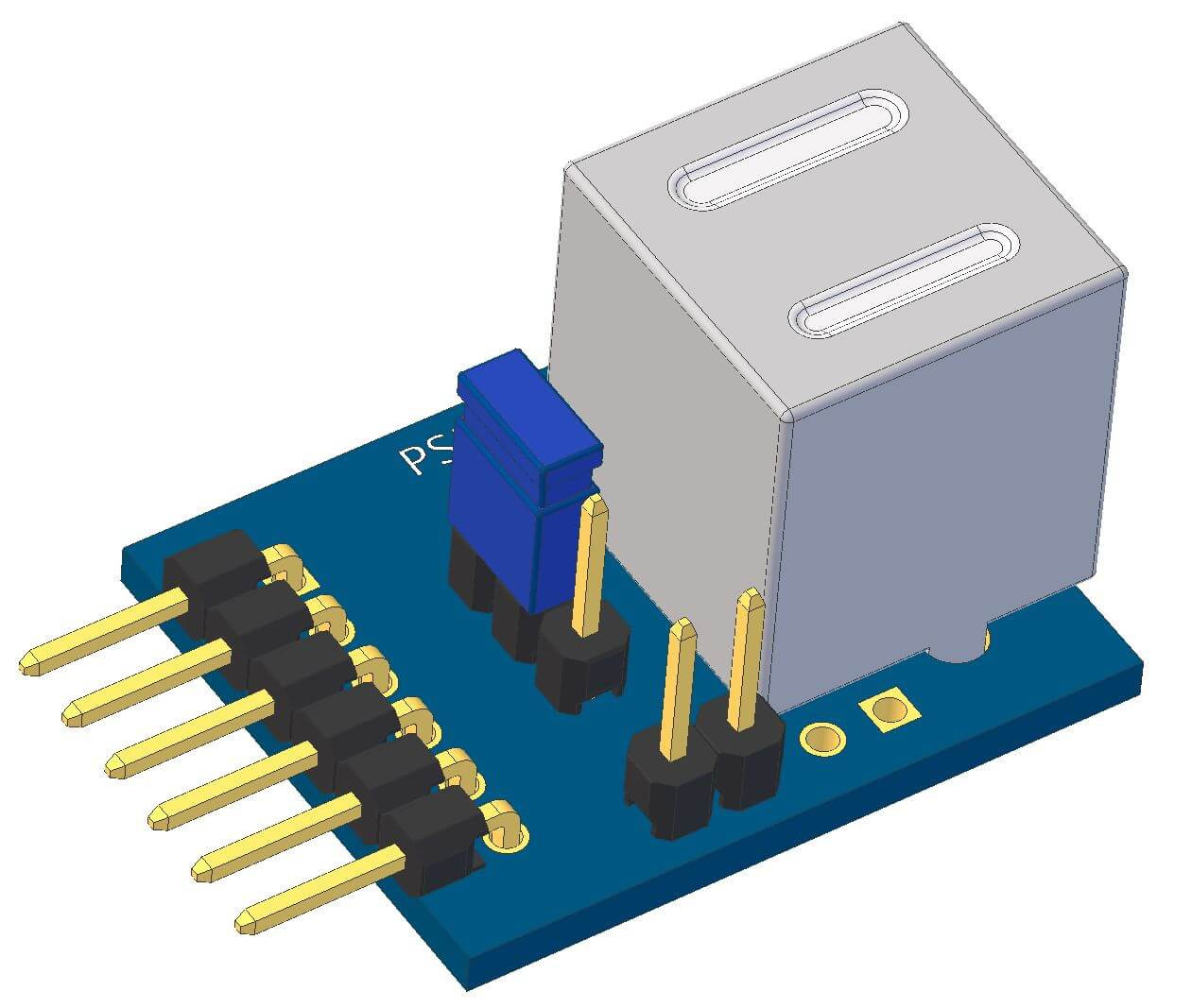 Pmod PS2: Keyboard / Mouse Connector - Digilent