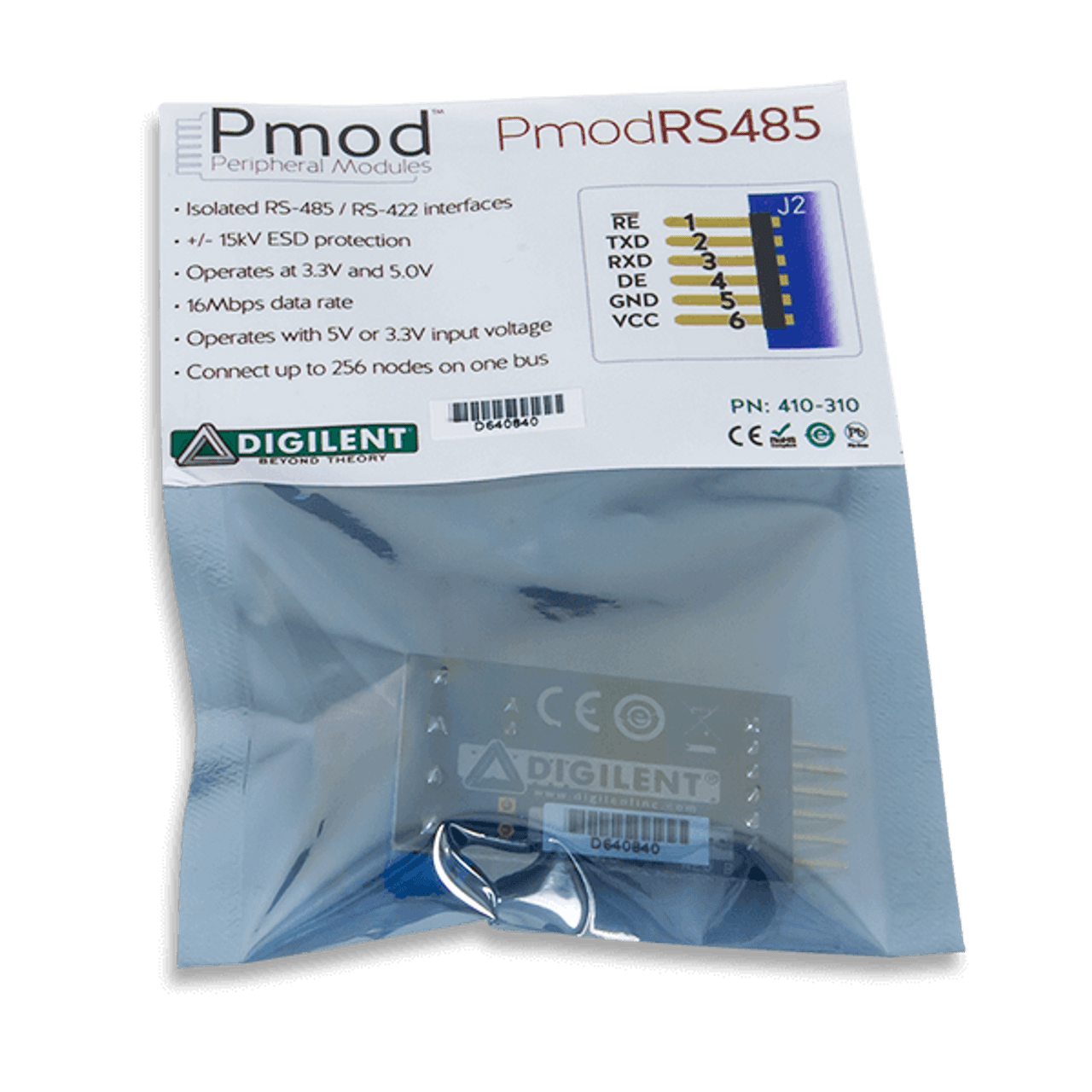 Pmod RS485: High-speed Isolated Communication - Digilent Pmod RS485: High-speed Isolated Communication - Digilent