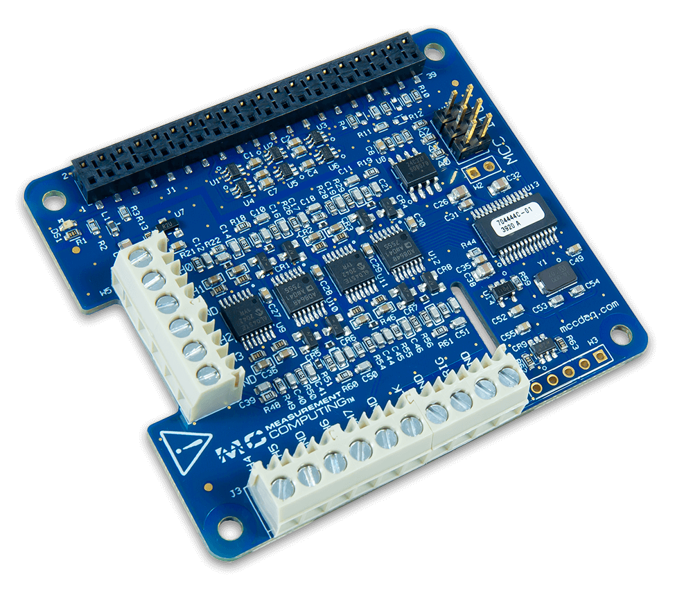MCC 118/128: Voltage Measurement DAQ HAT for Raspberry Pi® - Digilent