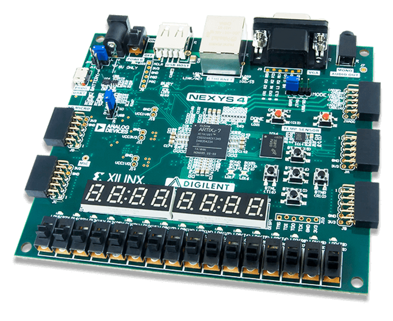 Nexys 4 Artix 7 Fpga Trainer Board Digilent