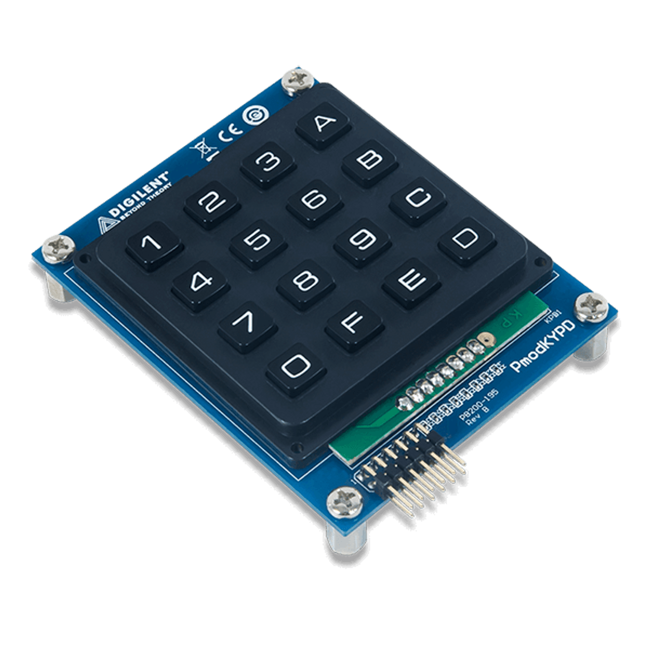 Pmod KYPD: 16-button Keypad - Digilent Pmod KYPD: 16-button Keypad - Digilent