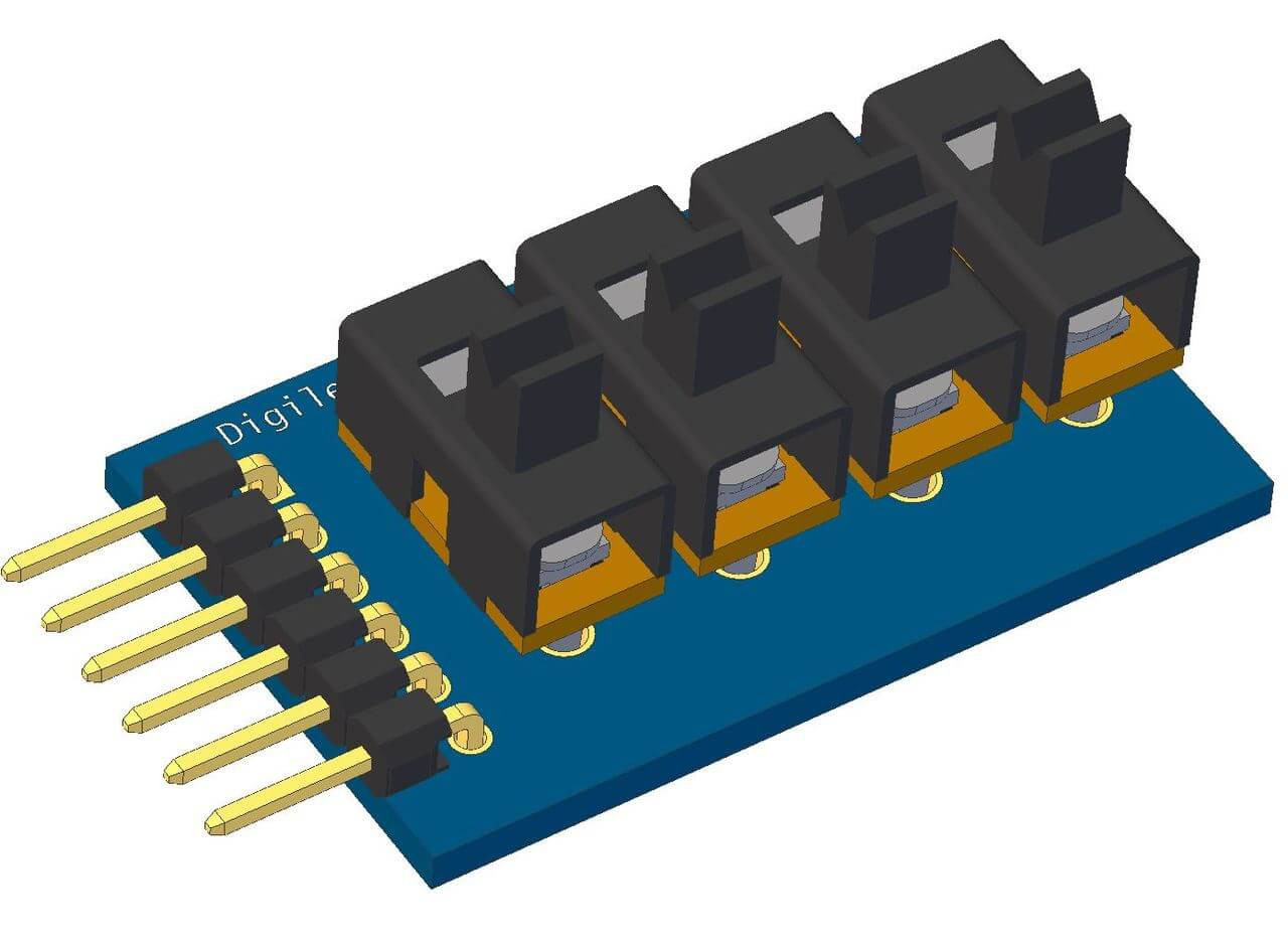 Pmod SWT: 4 User Slide Switches - Digilent Pmod SWT: 4 User Slide Switches - Digilent