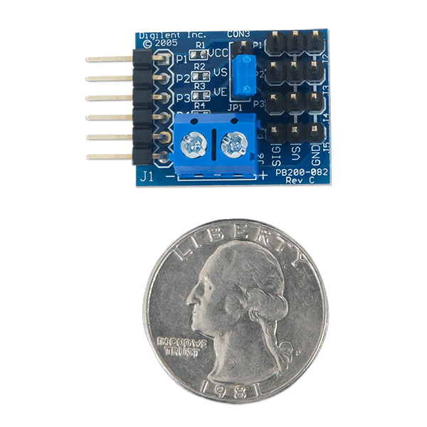 Pmod CON3: R/C Servo Connectors - Digilent
