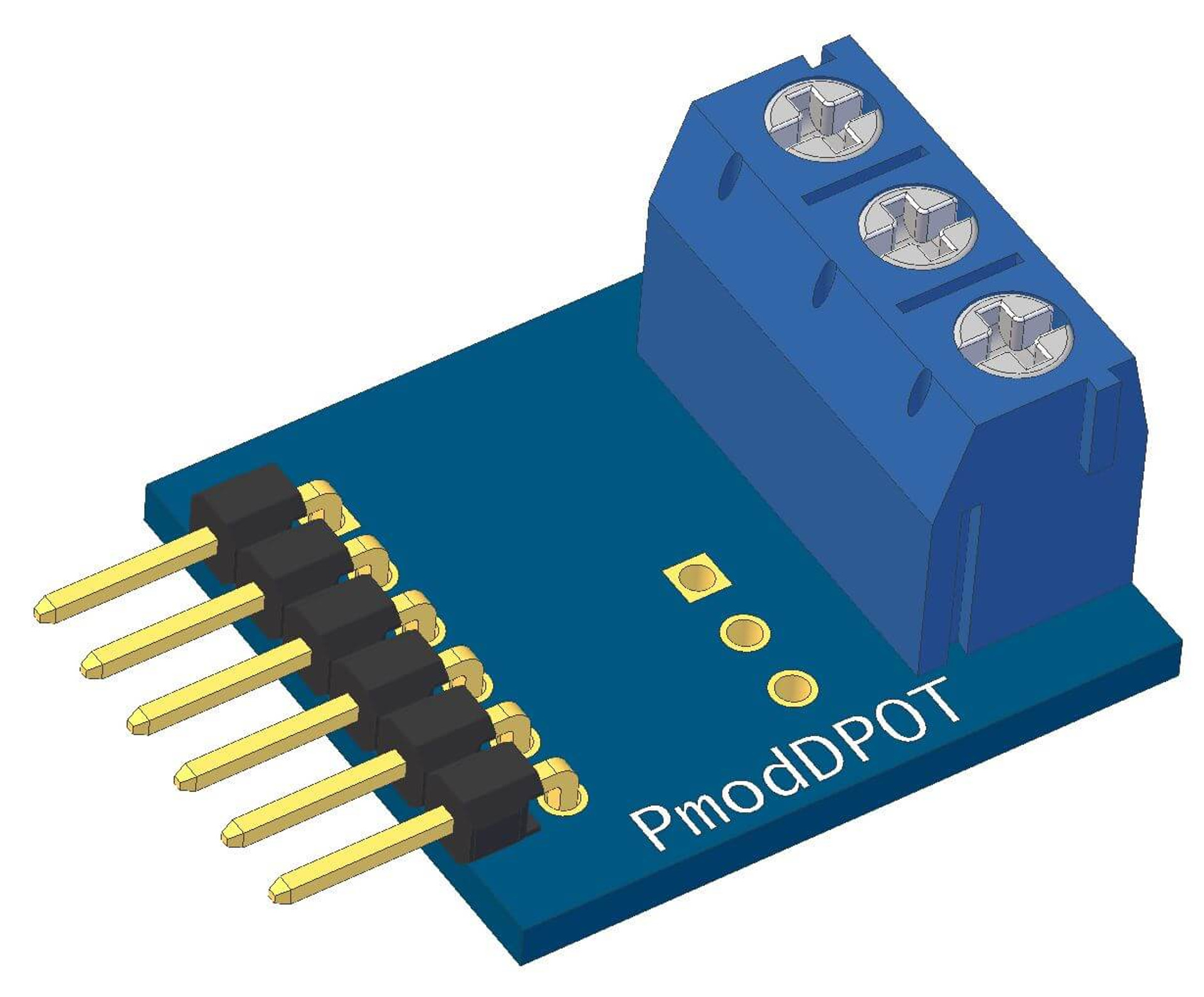 Pmod DPOT: Digital Potentiometer - Digilent Pmod DPOT: Digital Potentiometer - Digilent