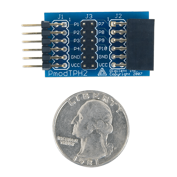 Pmod TPH2: 12-pin Test Point Header - Digilent