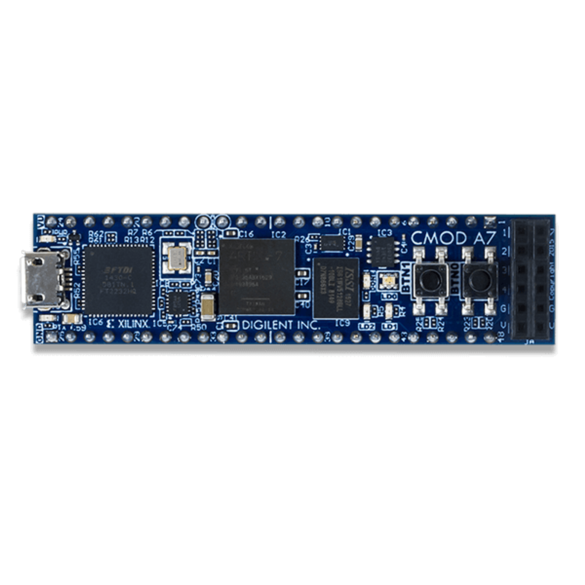 Cmod A7 35t Breadboardable Artix 7 Fpga Module Digilent