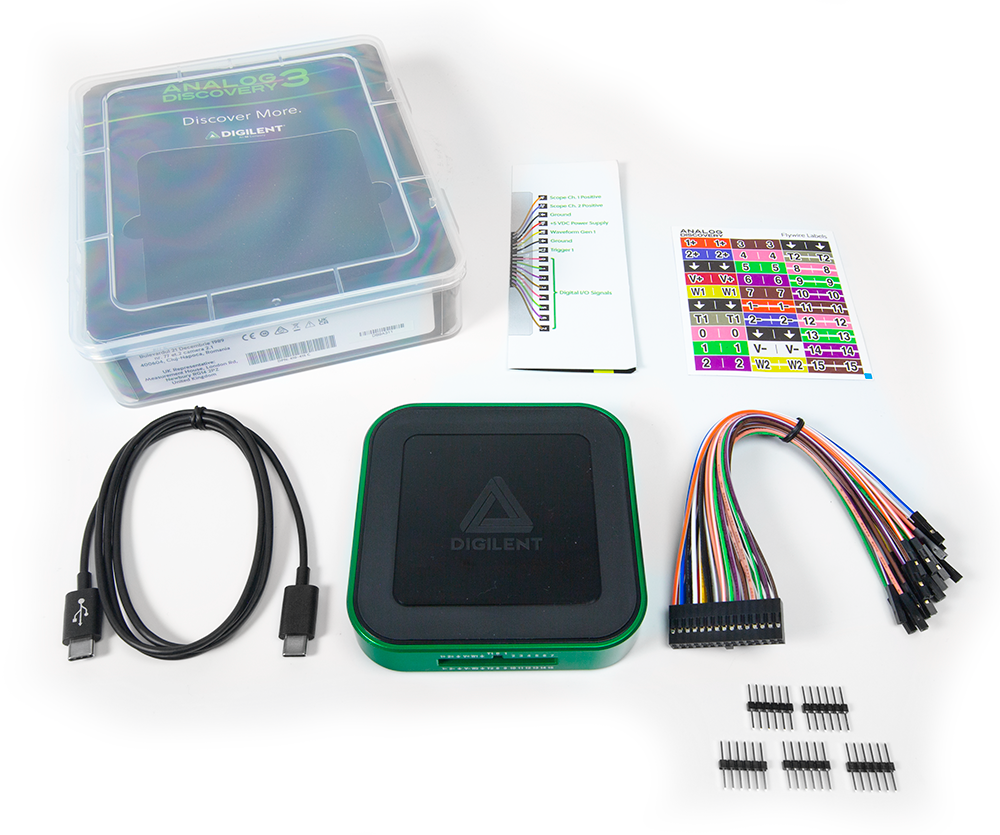Analog Discovery 3 Student Bundle - Digilent