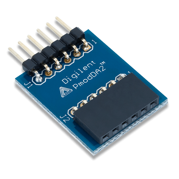 Pmod DA2: Two 12-bit D/A Outputs - Digilent
