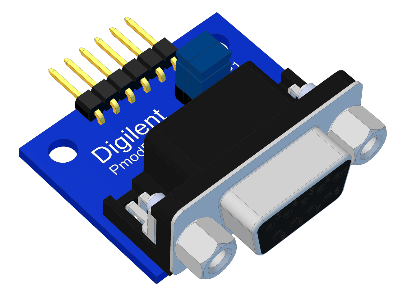 Pmod RS232: Serial Converter and Interface Standard - Digilent