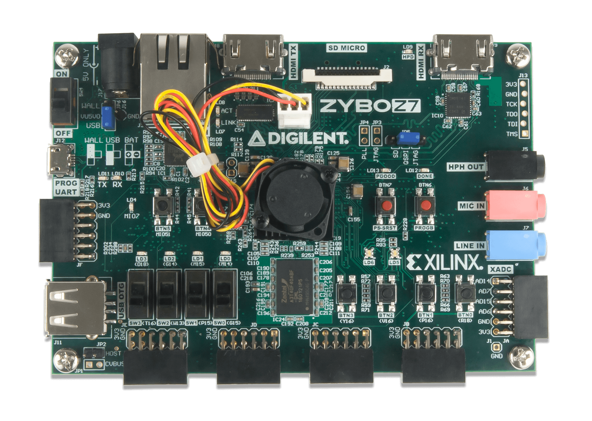 Zybo Z7: Zynq-7000 ARM/FPGA SoC Development Board - Digilent