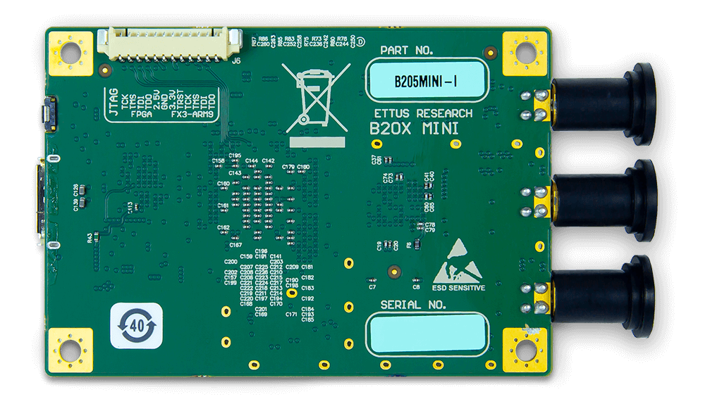 Ettus USRP B205mini-i: 1x1, 70MHz-6GHz SDR/Cognitive Radio - Digilent
