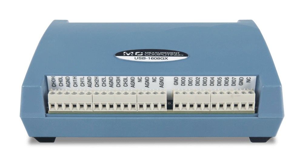 MCC USB-1608G Series: High-Speed Multifunction USB DAQ Devices - Digilent