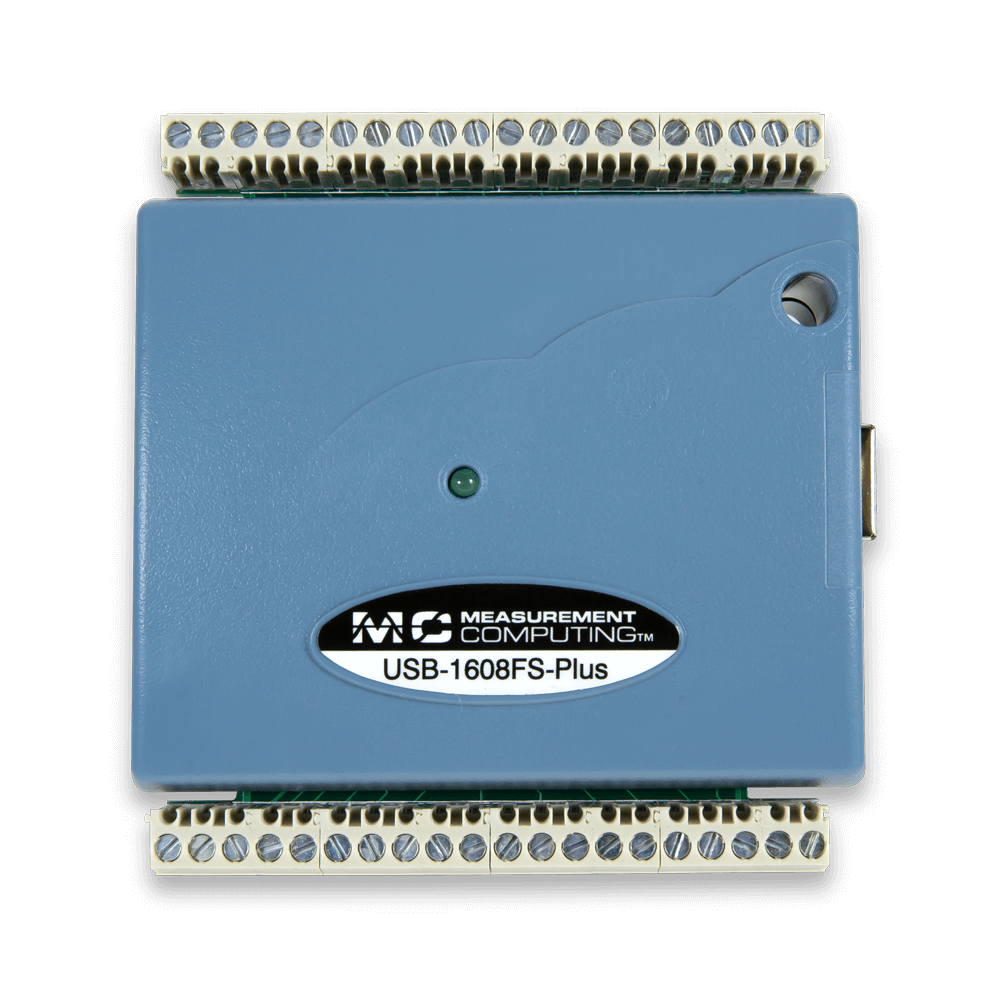 MCC USB-1608FS-Plus: Simultaneous USB DAQ Device - Digilent