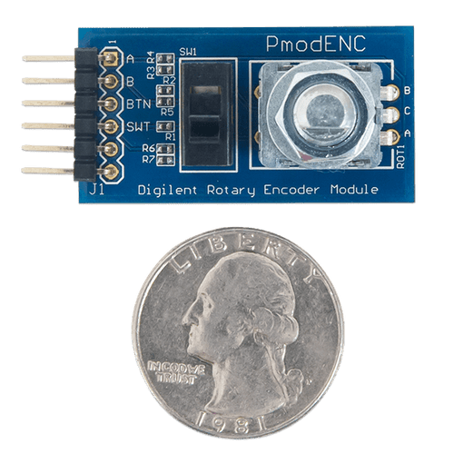 Pmod ENC: Rotary Encoder - Digilent
