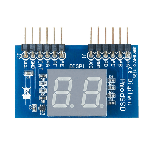 Pmod SSD: Seven-segment Display - Digilent