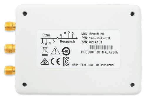 Ettus USRP B200mini: 1x1, 70MHz-6GHz SDR/Cognitive Radio - Digilent
