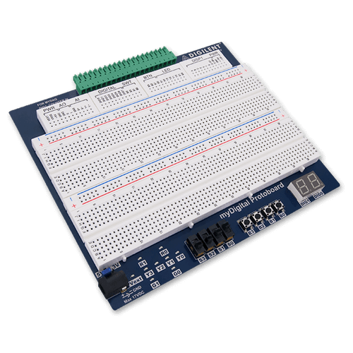 myDigital Protoboard for NI myDAQ & myRIO - Digilent