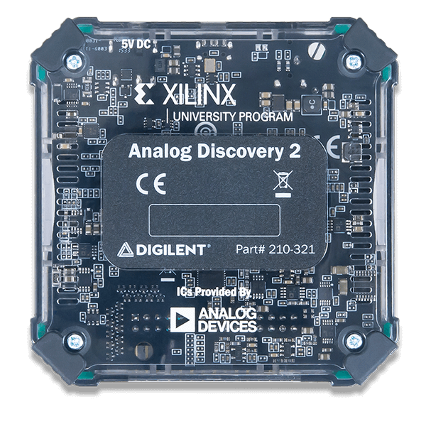 Analog Discovery 2 - USB Oscilloscope and Logic Analyzer