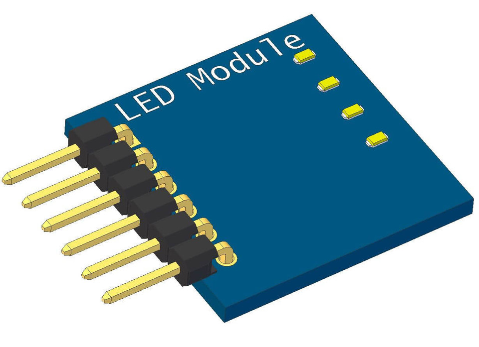 Pmod LED: Four High-brightness LEDs - Digilent