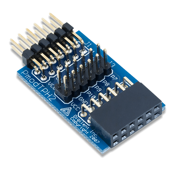 Pmod DIP: DIP to 12-pin Pmod Adapter - Digilent