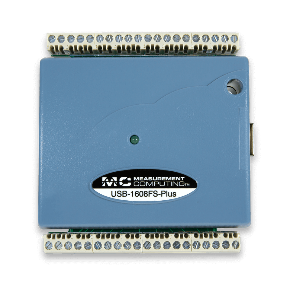 MCC USB-1608FS-Plus: Simultaneous USB DAQ Device - Digilent