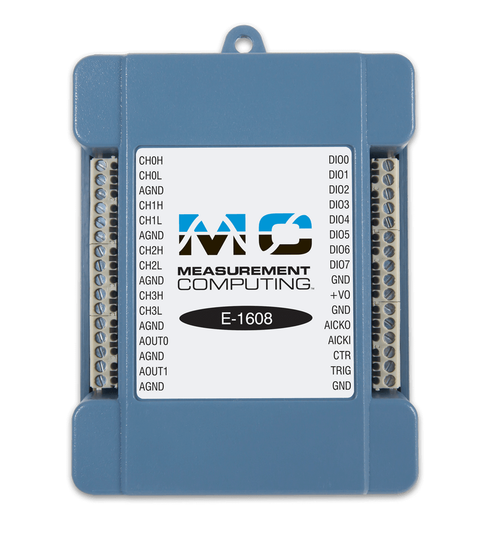 MCC E-1608: Multifunction Ethernet DAQ Device - Digilent