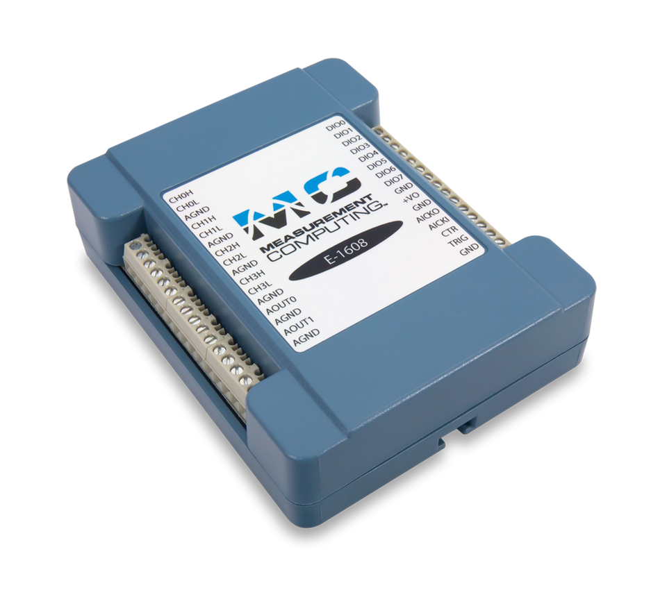 MCC E-1608: Multifunction Ethernet DAQ Device - Digilent