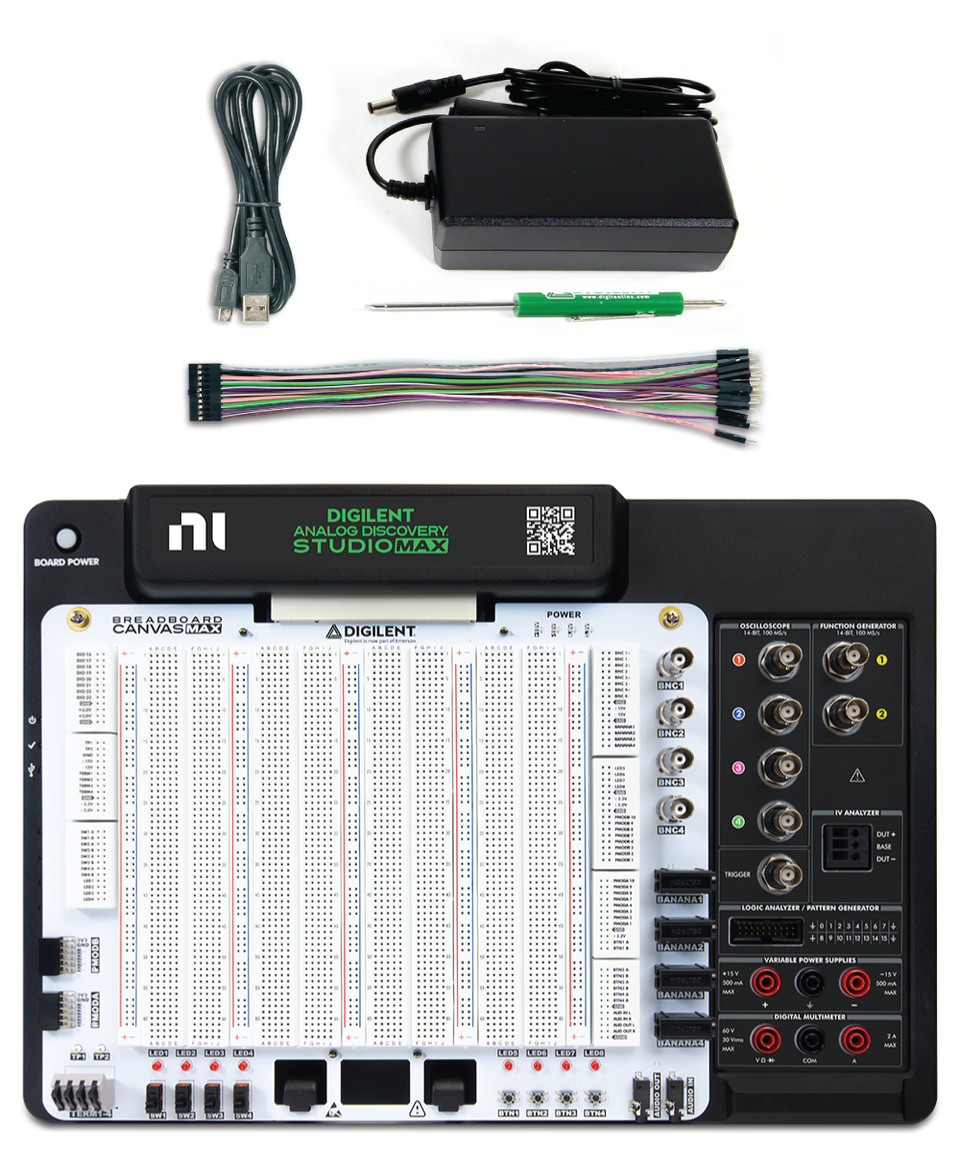 Analog Discovery Studio Max: Multi-Instrument Lab for Engineering ...