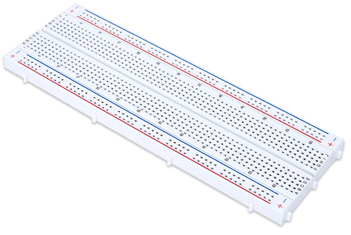 Solderless Breadboard Kit: Small Solderless Breadboard with Two Power ...