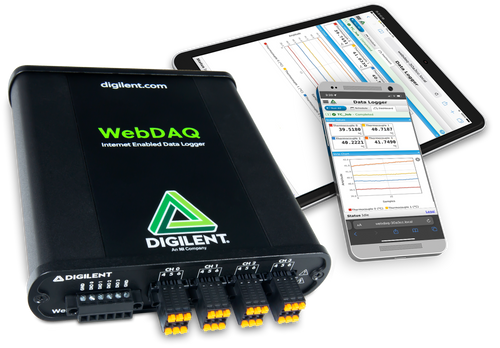 WebDAQ 904: Internet Enabled Universal Input Data Logger - Digilent