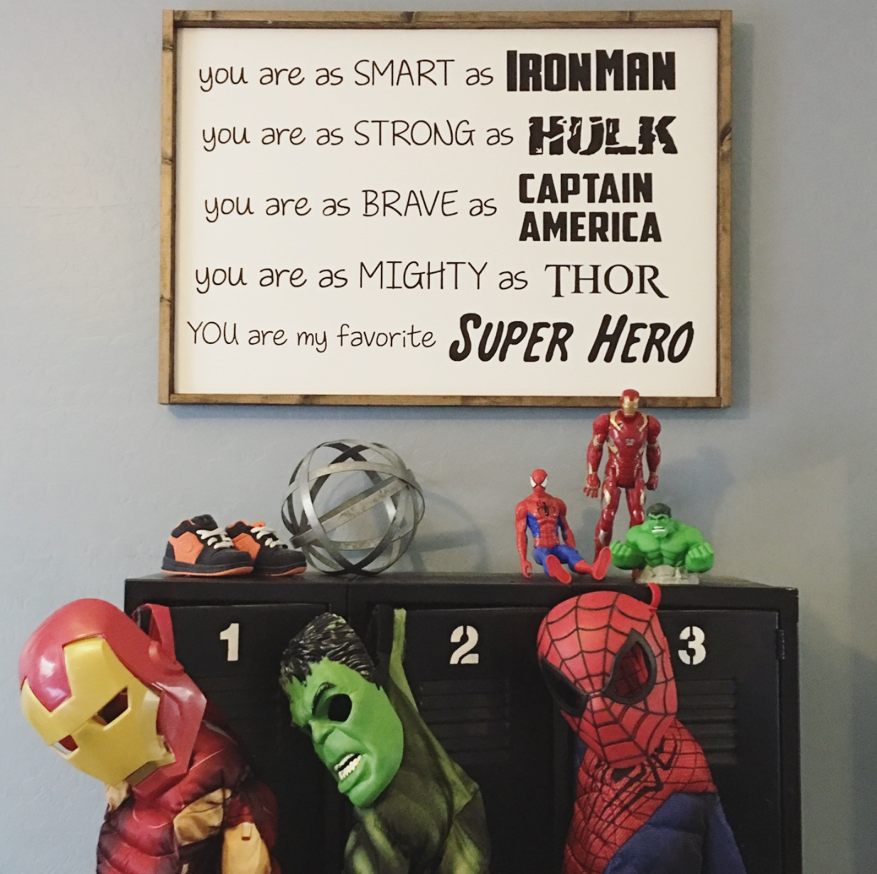 Superhero Wood Sign - Queen B Home