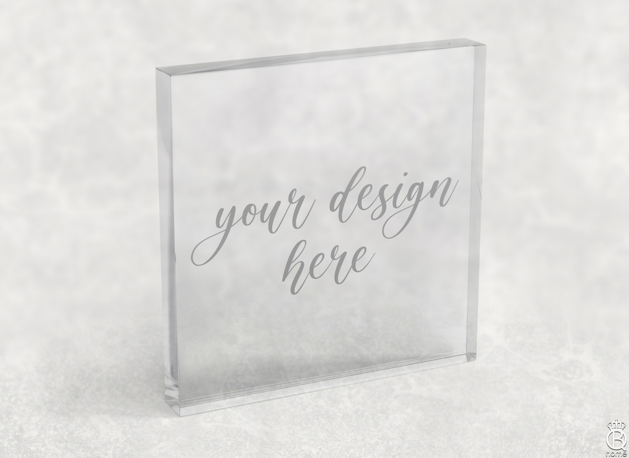 Custom Design Acrylic Block - Queen B Home