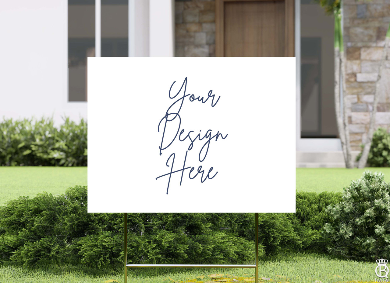Custom Design Yard Sign - Queen B Home
