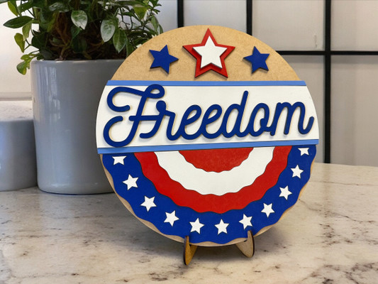 Freedom Wood Sign DIY Kit - Queen B Home