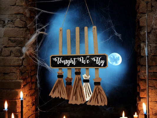 Tonight We Fly Broom DIY Kit - Queen B Home